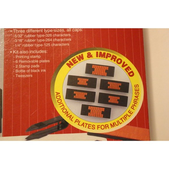 Stockwell | Office | Stockwell Selfinking Printing Kit With 6 Stamp ...